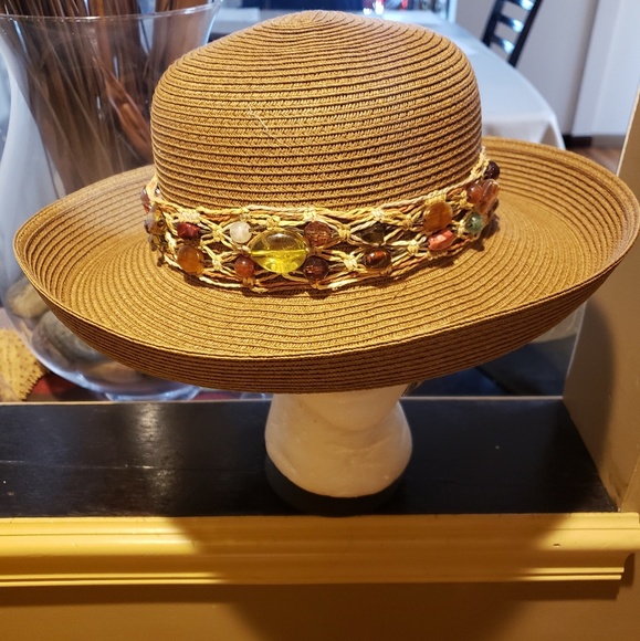 Capelli of New York | Other | Nwt Brown Colored Straw Hat | Poshmark
